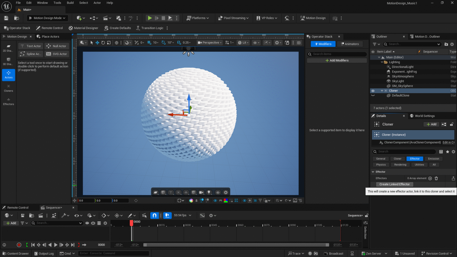 How to Create Audio-Reactive Motion Graphics in Unreal Engine | TECH ...